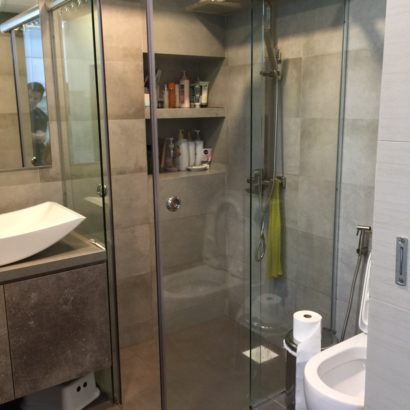 L Shape Glass Shower Screen - My Digital Lock