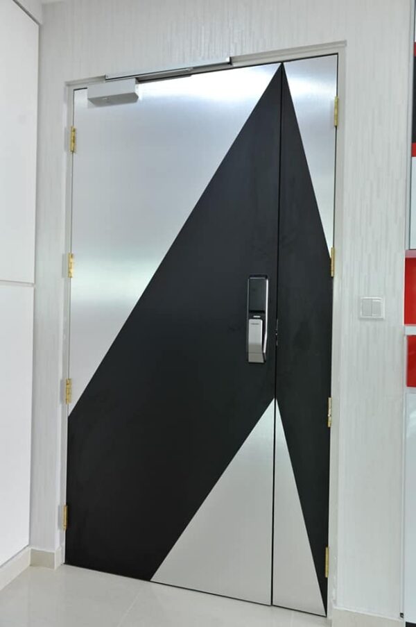 Germany Tubular Door (Sound Resistance) Using Metallic Hairline Premium ...