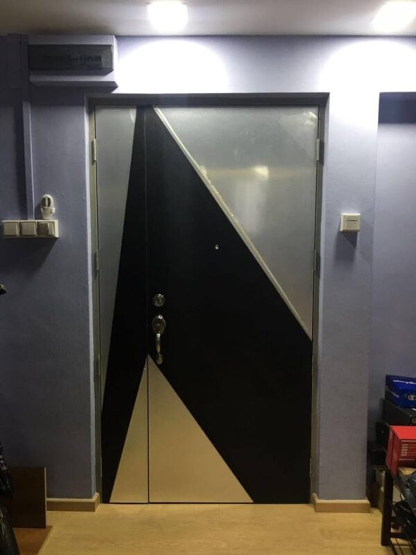 Germany Tubular Door (Sound Resistance) Using Metallic Hairline Premium ...