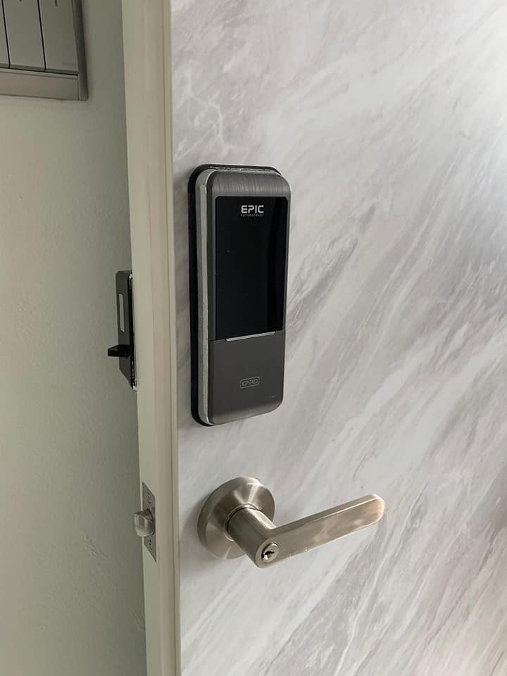 EPIC Triplex 3 Way Digital Lock for HDB Main Door in Singapore using ...