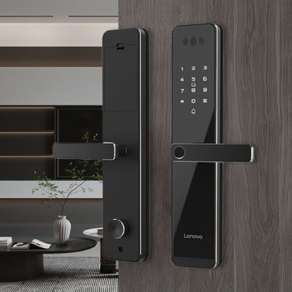 Lenovo E6 Pro AI Smart Lock Bundle with Lenovo X2 Fingerprint Gate Lock ...