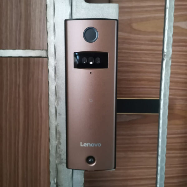 Lenovo E6 Pro AI Smart Lock Bundle with Lenovo X2 Fingerprint Gate Lock ...