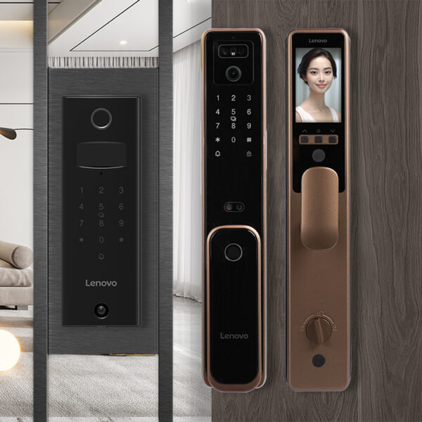 Lenovo A3 Al Smart Lock Bundle with Lenovo X2 Fingerprint Gate lock ...
